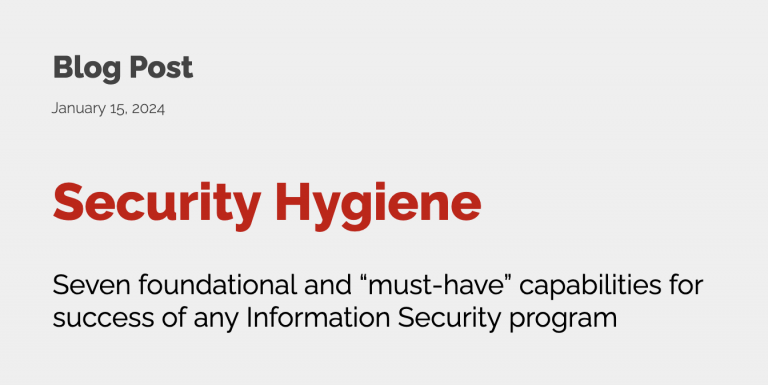 Security HygieneRafeeq Rehman | Cyber Security | Board Advisory